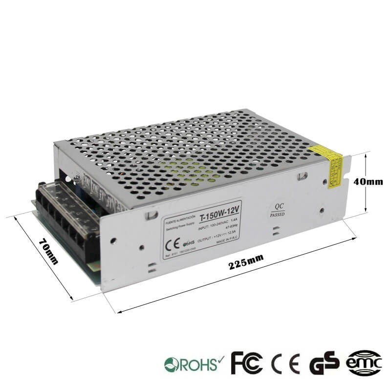 ACHETER Alimentation 12V 150W 1A - Aluminium IP20